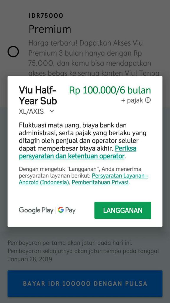 Cara Membeli Paket Premium Viu menggunakan Pulsa – Besok Pagi